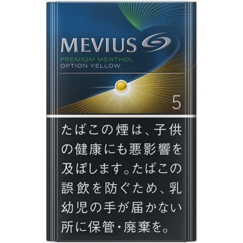 MEVIUS PREMIUM MENTHOL OPTION YELLOW 5 - 【官网】关西国际机场 直营免税店 预订网站 (KIX)